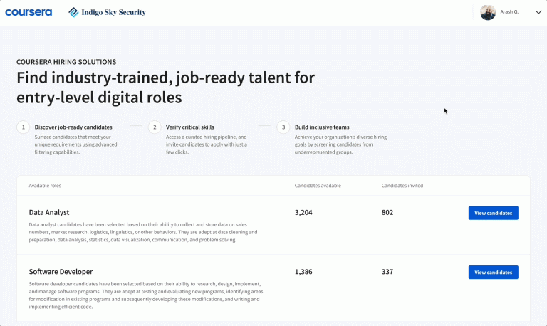 Announcing Coursera Hiring Solutions to connect learners with entry ...