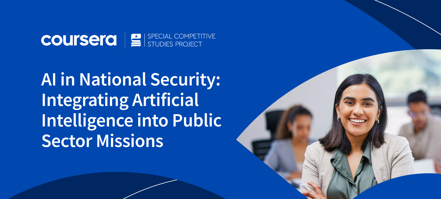 SCSP launches AI training on Coursera to drive public sector innovation ...